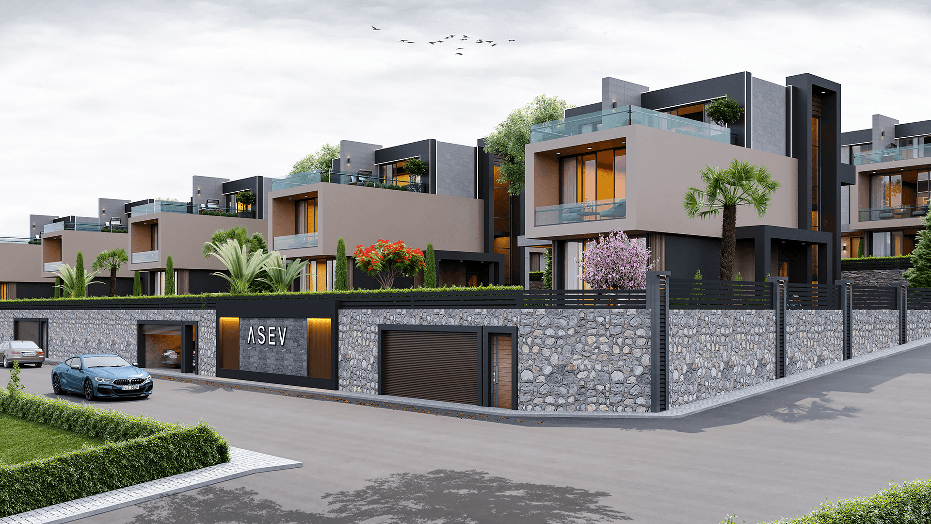 11 İnci Villaları - Asev İnşaat - Kocaeli, Başiskele'de İnşaat Projeleri